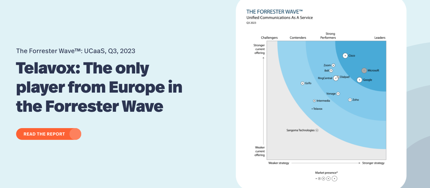 Telavox | Telavox is erkend door Forrester